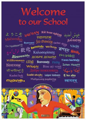 “HELLO” & “WELCOME” IN DIFFERENT LANGUAGES: MULTICULTURAL POSTERS ...