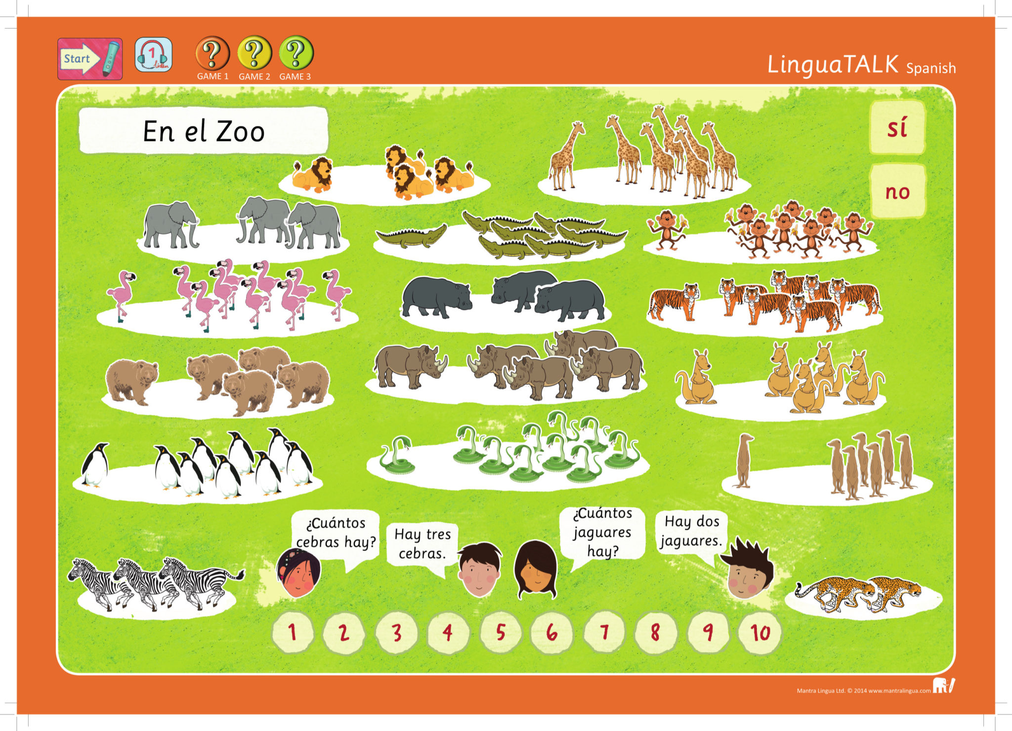 SPANISH FOR KIDS! INTERACTIVE SET MAKES LEARNING FUN!