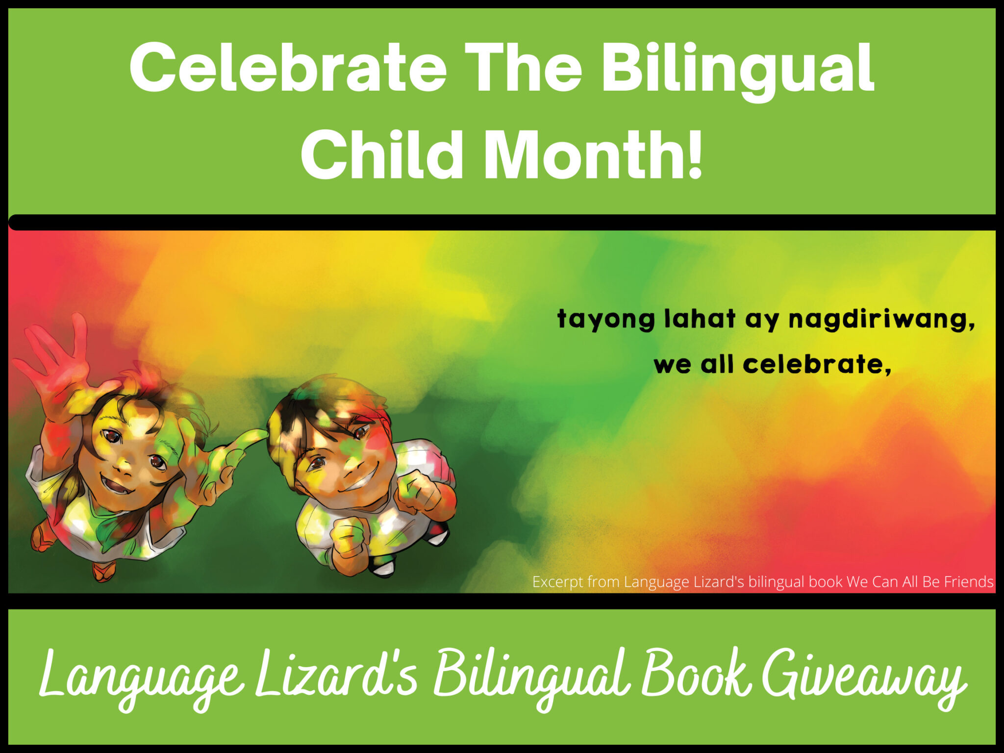 OCTOBER IS CELEBRATE THE BILINGUAL CHILD MONTH